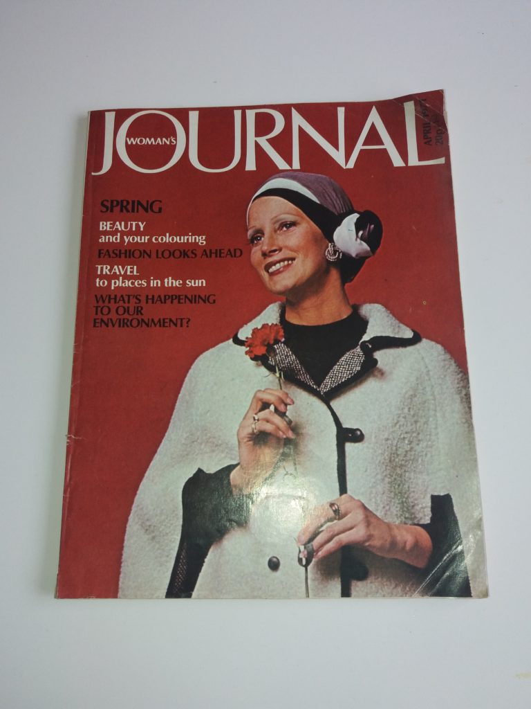 WOMANS JOURNAL MAGAZINE APRIL 1971 — Gama Clothing